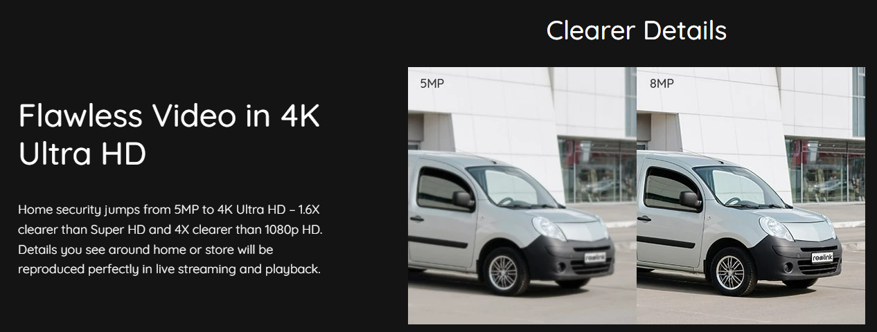 Reolink Smart 4K Ultra HD Dome-type PoE Camera